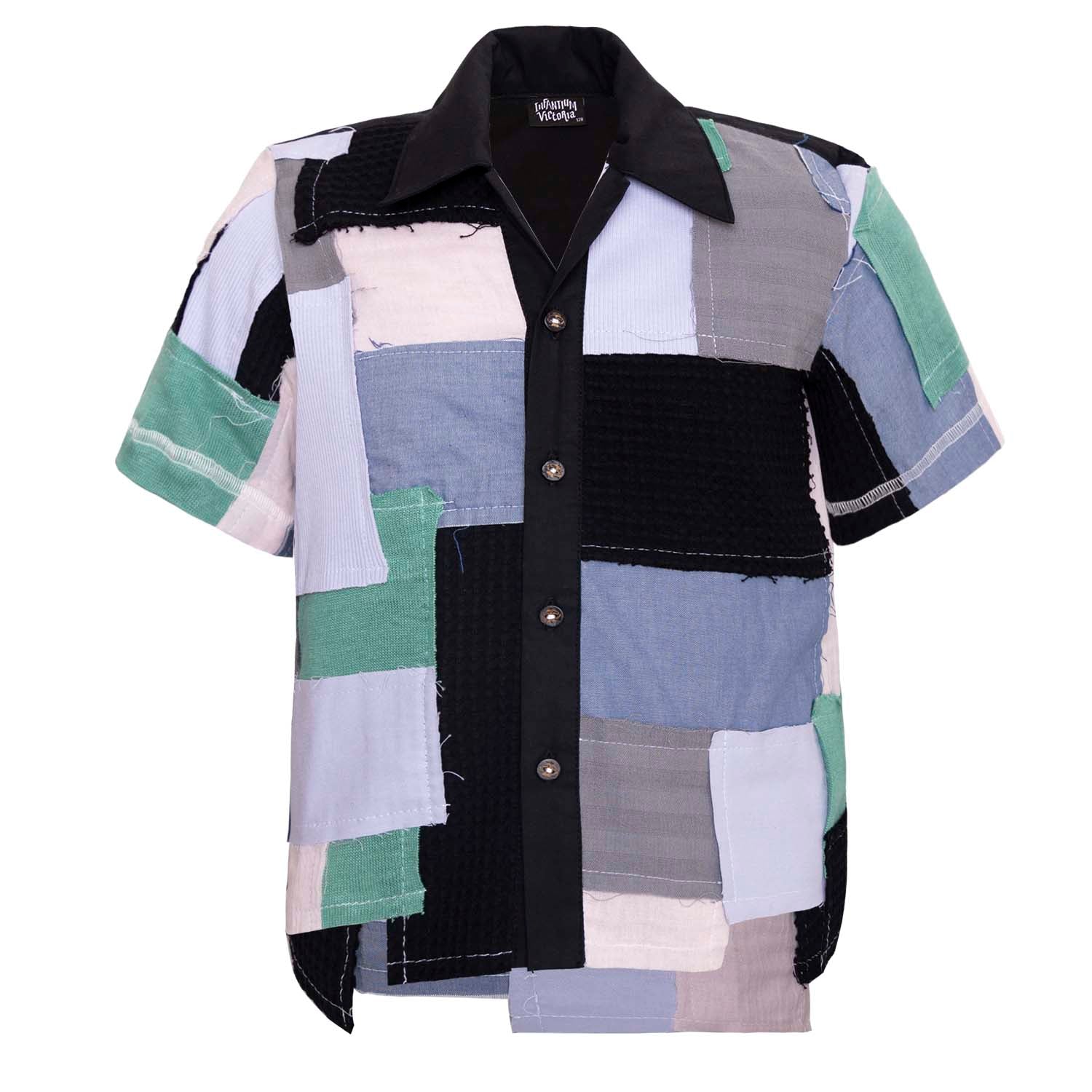 Zero Waste Patchwork Shirt | Boys Designer Shirts